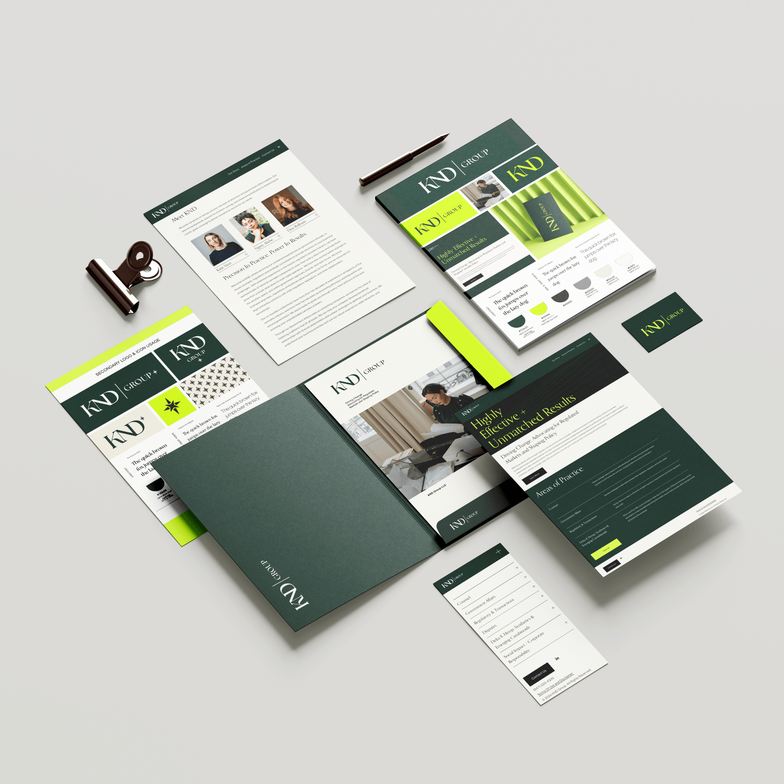 KND Group Branding – Plastic Palmtree